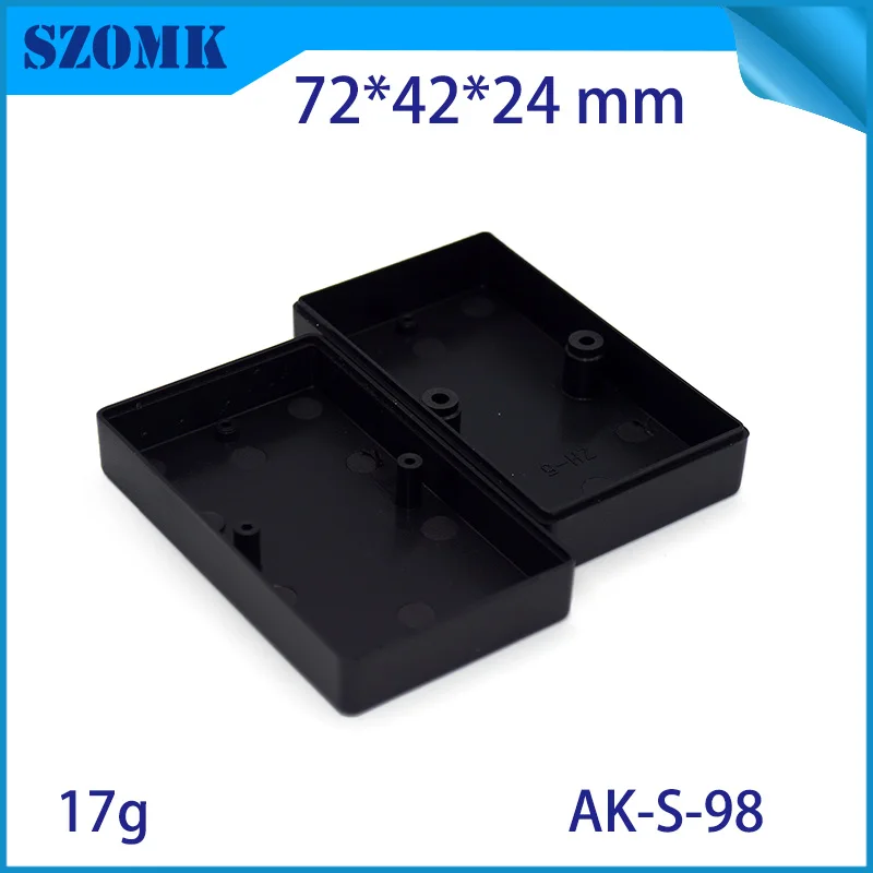 4 pcs, 62*42*24mm black electronic enclosure plastic casing small ...