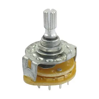 Panel Pcb Wiring Rotary Switch 2 Pole 6 Positions 1 Deck 220v ...