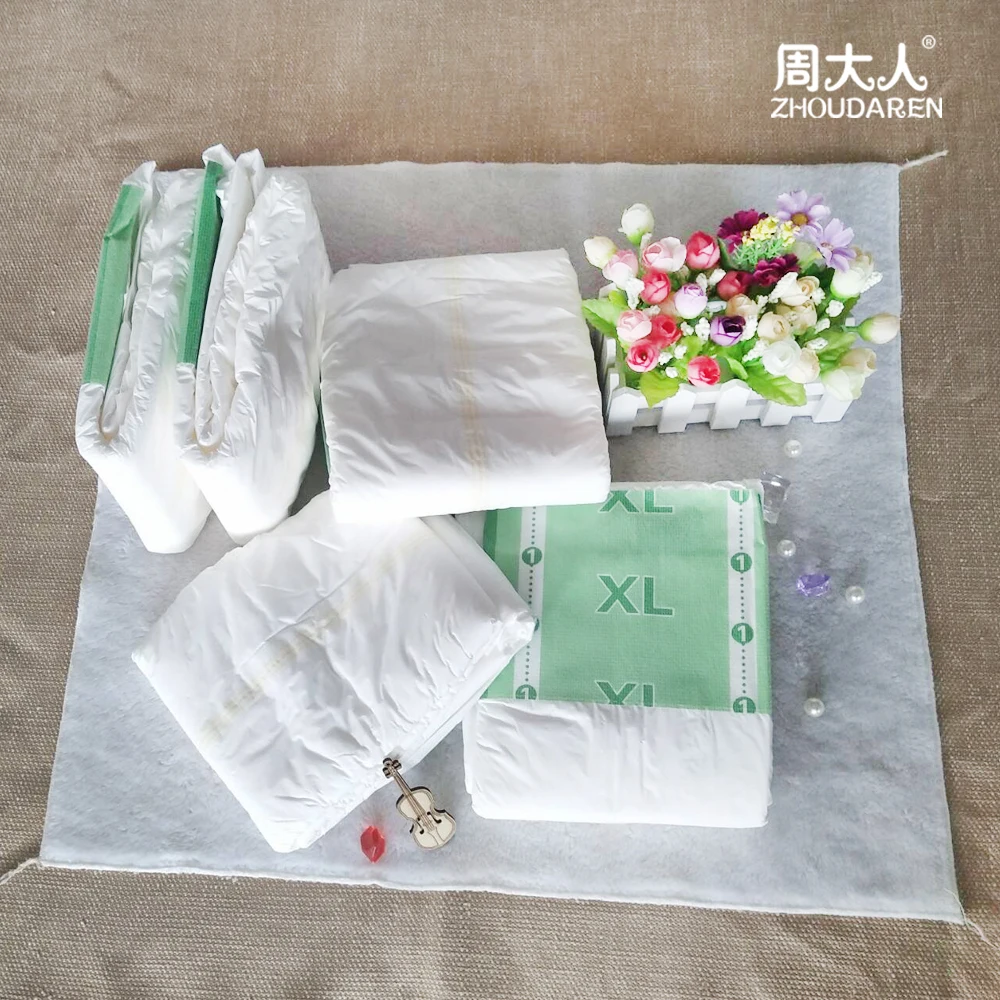 XL Leak prevention disposable adult pack paper diaper for old women ...