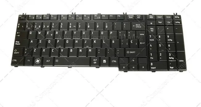 Teclado para Toshiba Qosmio F60 F750 F755 G50 G55 X300 X305 X500 X505 ...