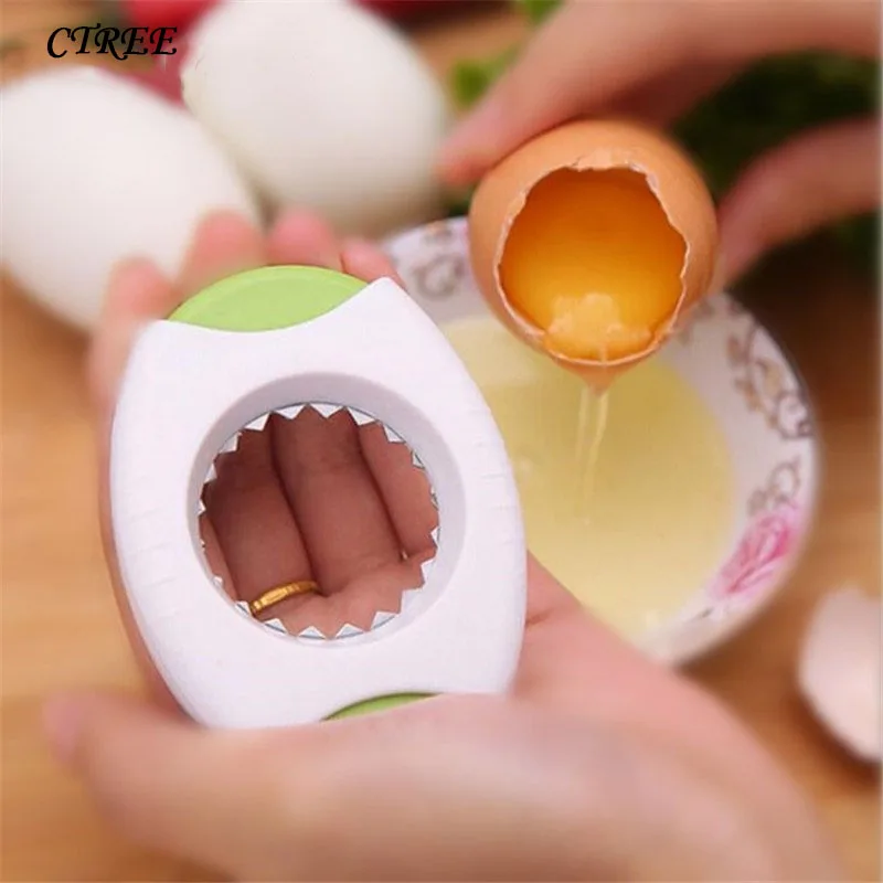 CTREE 1 Pcs Creative Egg Scissors Colorful Cooking Sheller Fast Cutting ...