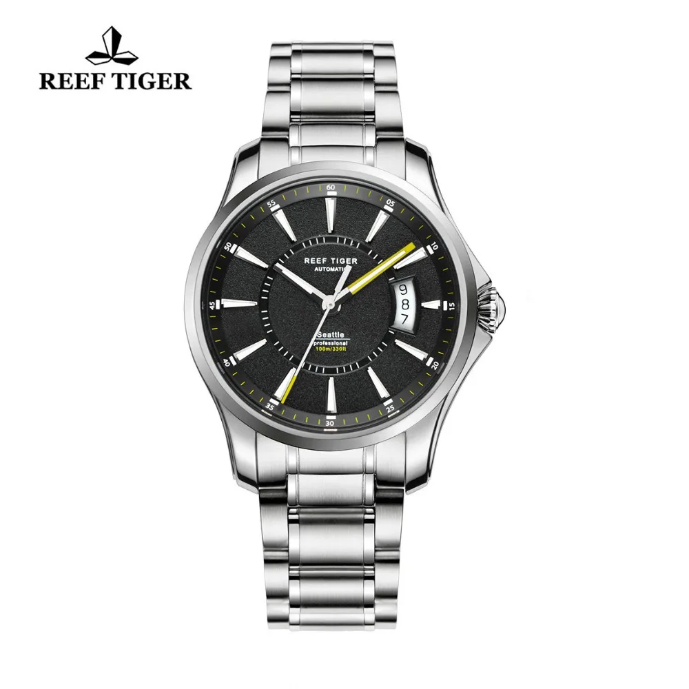 Reef Tiger/RT Sports Watch Super Luminous Stainless Steel Watches With ...