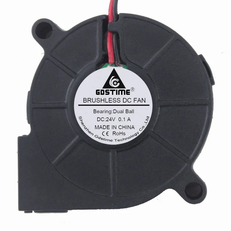 original DC 12v 24v 5cm 5015 humidifier accessories DC turbine double ...