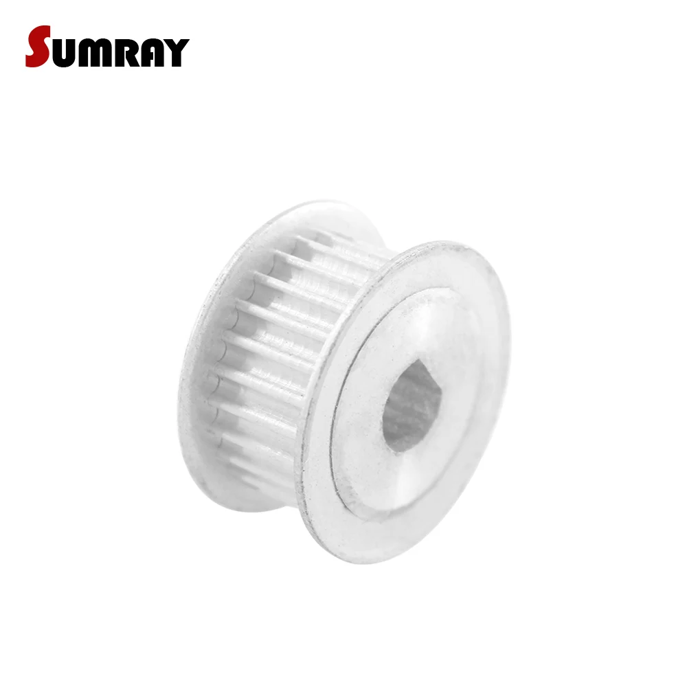 Sumray 3m D Type Timing Pulley 24t Tooth Belt Pulley 5*4.5/6*5/8*7mm ...