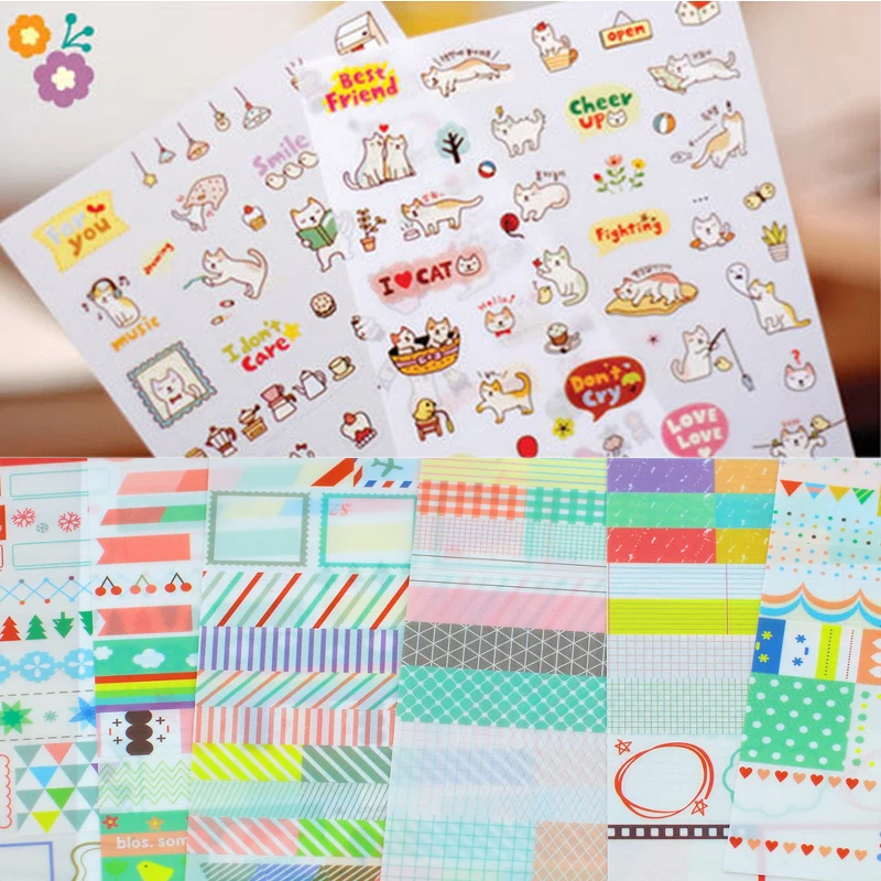 Aliexpress.com : Buy 6sheet Notebook Stickers For Laptops Diary ...