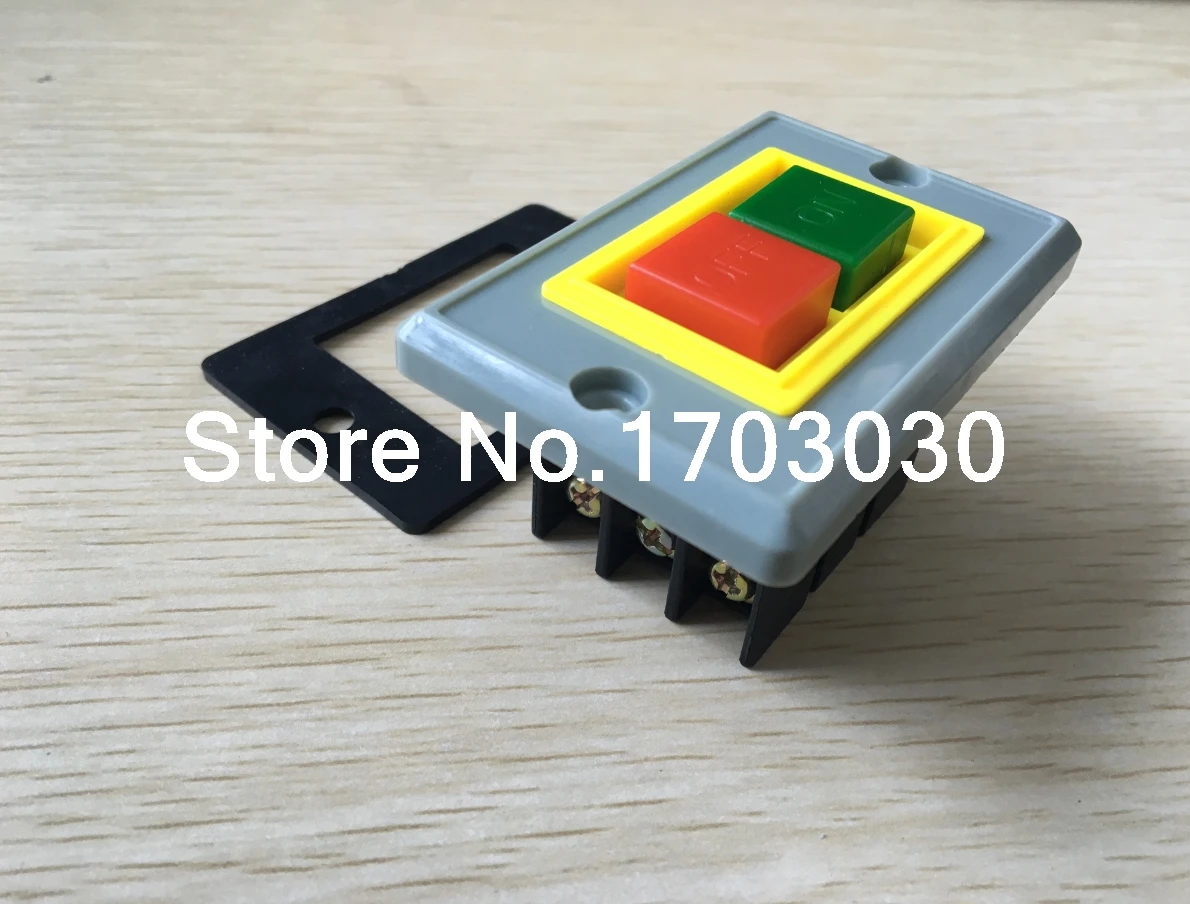 2pcs QKS2 5 On/Off Self Locking Push Button Switch 3 Phase 3P 380V AC ...