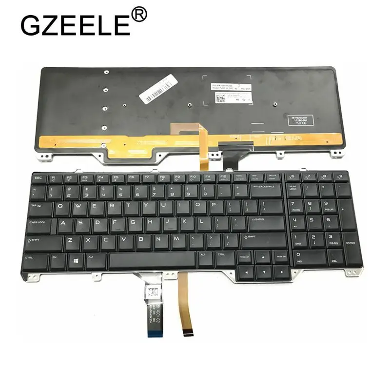 NEW-US-laptop-keyboard-For-DELL-Alienware-17-R1-17-R2-17-R3-M17-2C6KH ...