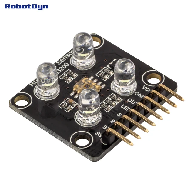 RGB color sensor TCS3200, with cristal clear LED. VCC 3.3V/5V-in ...