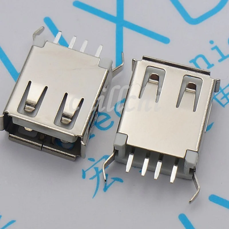 Bulk sale USB USB socket socket connector AF 180 15.0mm long bending ...