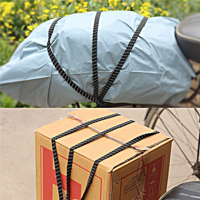 5Pcs 3 in 1 Elastic Luggage Rope With Buckle Packing Tension Tie Strap ...