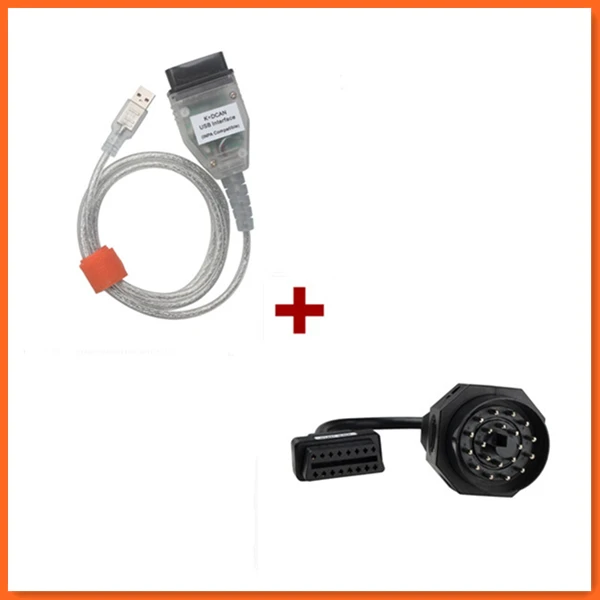 For BMW INPA/Ediabas OBD & ADS Interface with 20pin OBD1 to OBD2 Female ...