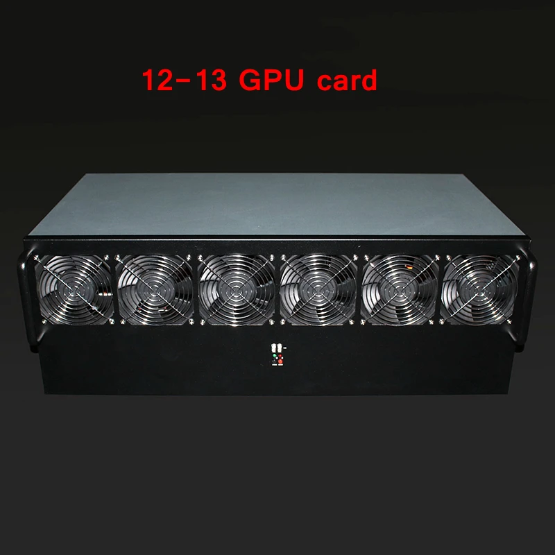 Crypto Miner Case Asic Bitcoin USB Miner Rackmount PC Server Mining Rig ...