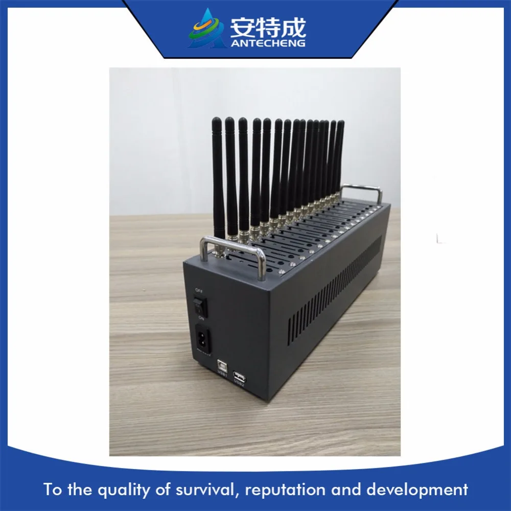 Antecheng Factory New Model 4g 16 Ports Modem Pool Sim7600e-h Bulk Sms ...