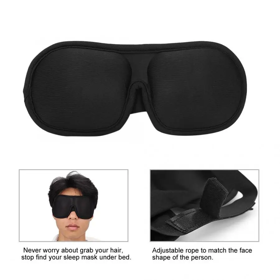 1Pcs 3D Sleep Mask Natural Sleeping Eye Mask Eyeshade Cover Shade Eye ...