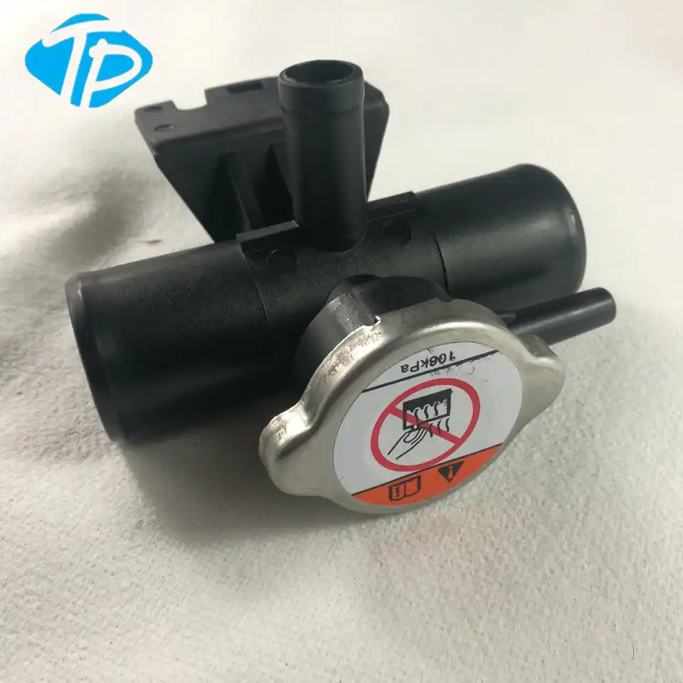 1633154111 Aluminum Radiator Filler Neck Cooling Thermostat Housing ...