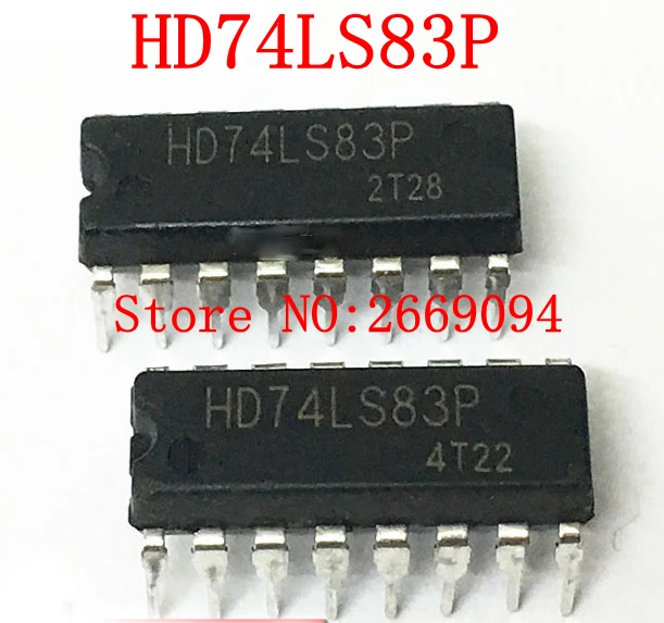 5 uds/10 Uds envío gratis HD74LS83P DIP16 HD74LS83 DIP SN74LS83N 74LS83N 74LS83AN 74LS83 nuevo