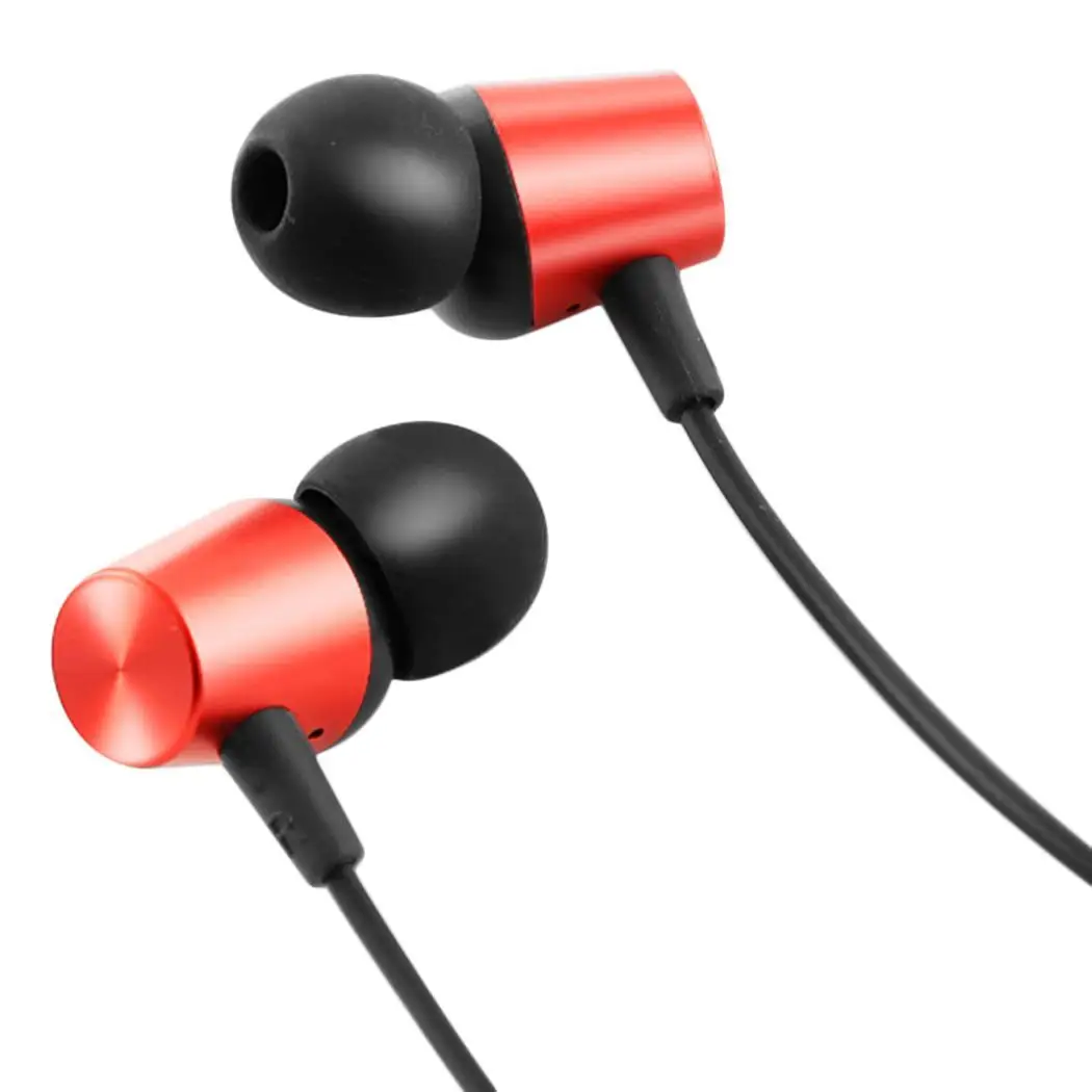 Wired Earphone In Ear With Microphone Heavy Bass Wired Earphone Noise ...