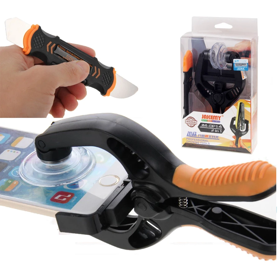 New JM OP14 LCD Screen Opening Pliers + Flexible Metal Prying Tool ...