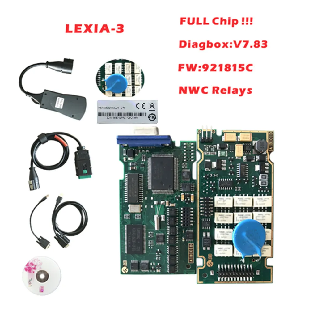 Lexia Full Chip PP2000 V25 Lexia3 Lexia 3 V48 Diagbox 7.83 Serial ...