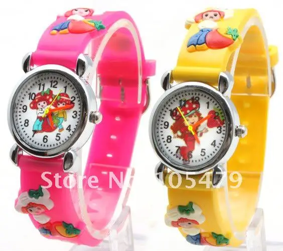 Cute 60pcs Mix Cartoon Character Girls Boy Kids Wristwatch Children ...