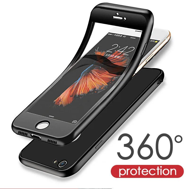 Xinmanrou Luxury 360 Degree Soft Tpu Silicon Case for iPhone 6 Cases 6s ...