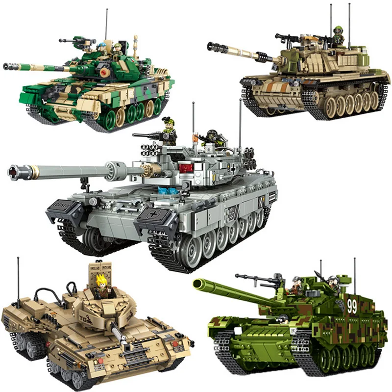 Military War Tank 1753pcs Israel M60 Magach Battle Tank Model Building ...