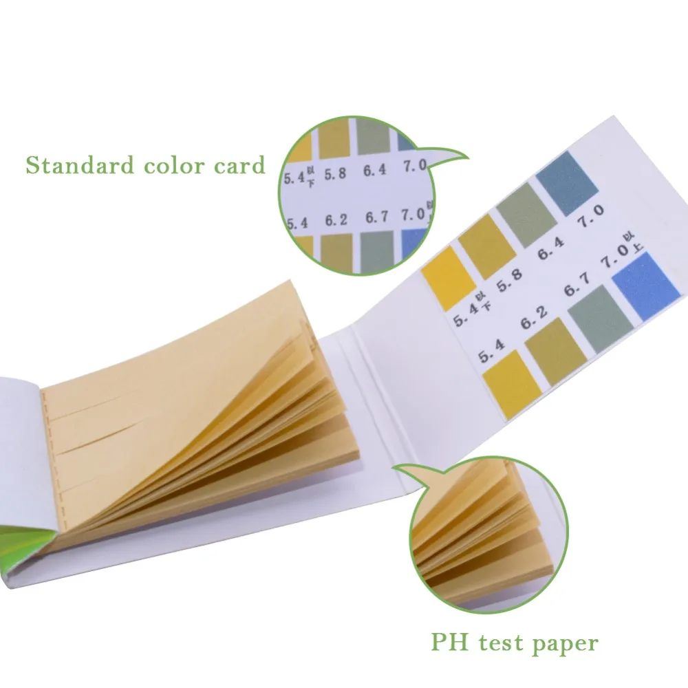 Buy 80pcs Litmus Paper Test Strips for PH Level range 5.4 - 7.0 Testing ...