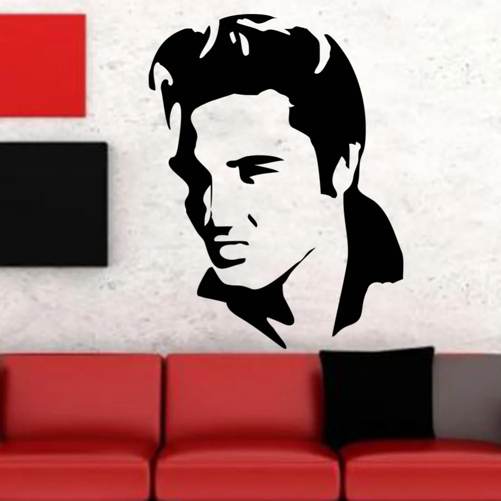 Elvis Presley Murals Art Decals Removable Home Decor Vinyl Wall ...