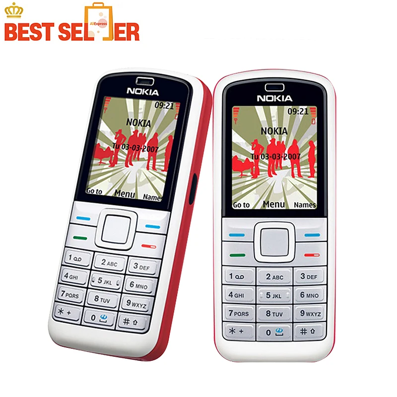 Original Nokia 5070 GSM 2G Unlocked Cheap Cell Phone multi language ...