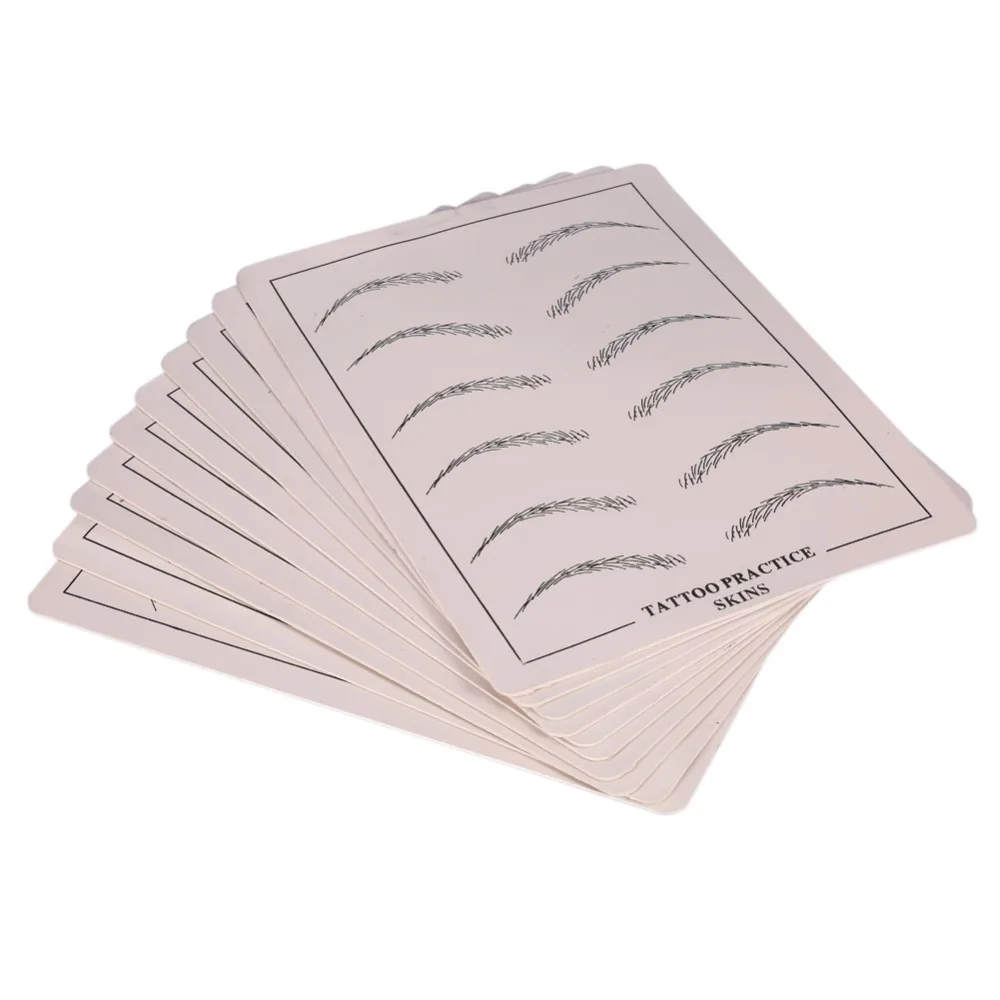 1PC Tattoo Practice Skin Cosmetic Permanent Makeup Tattoo Practice Fake ...