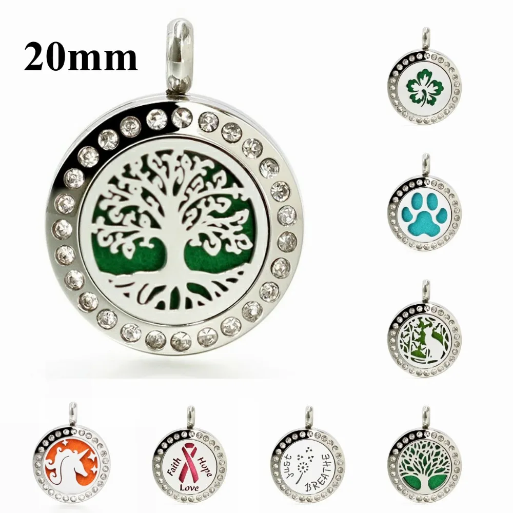 Collar difusor de Perfume de aceite esencial de acero inoxidable con ...