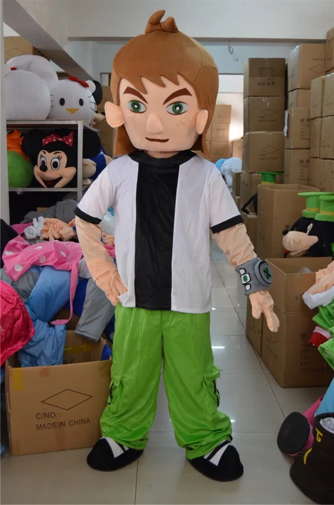Ben 10 Mascot Costume Cartoon Character Birthday Party Carnival ...