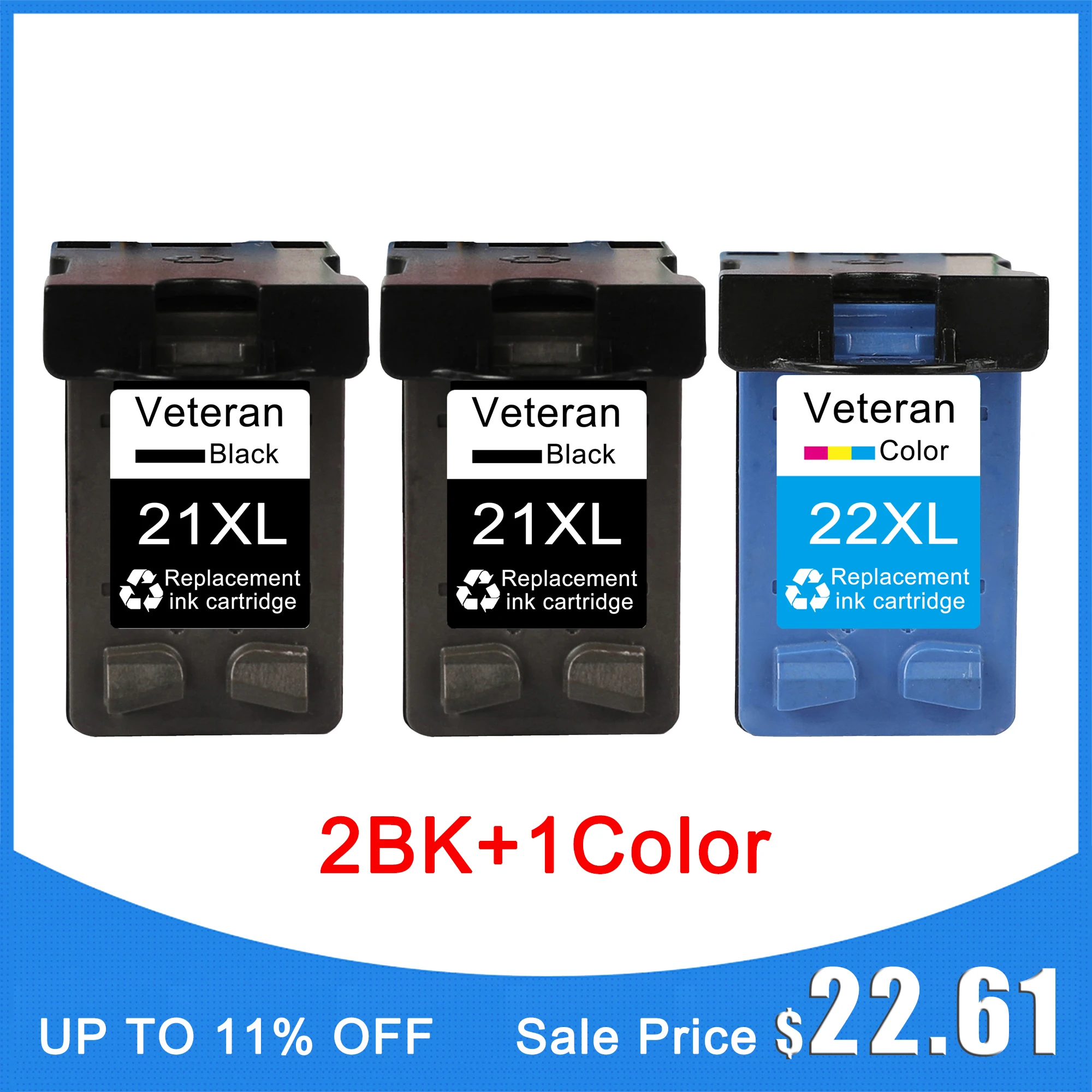 Veteran 21 22 Cartridge for hp 21xl for hp21 hp22 Ink Cartridge for ...