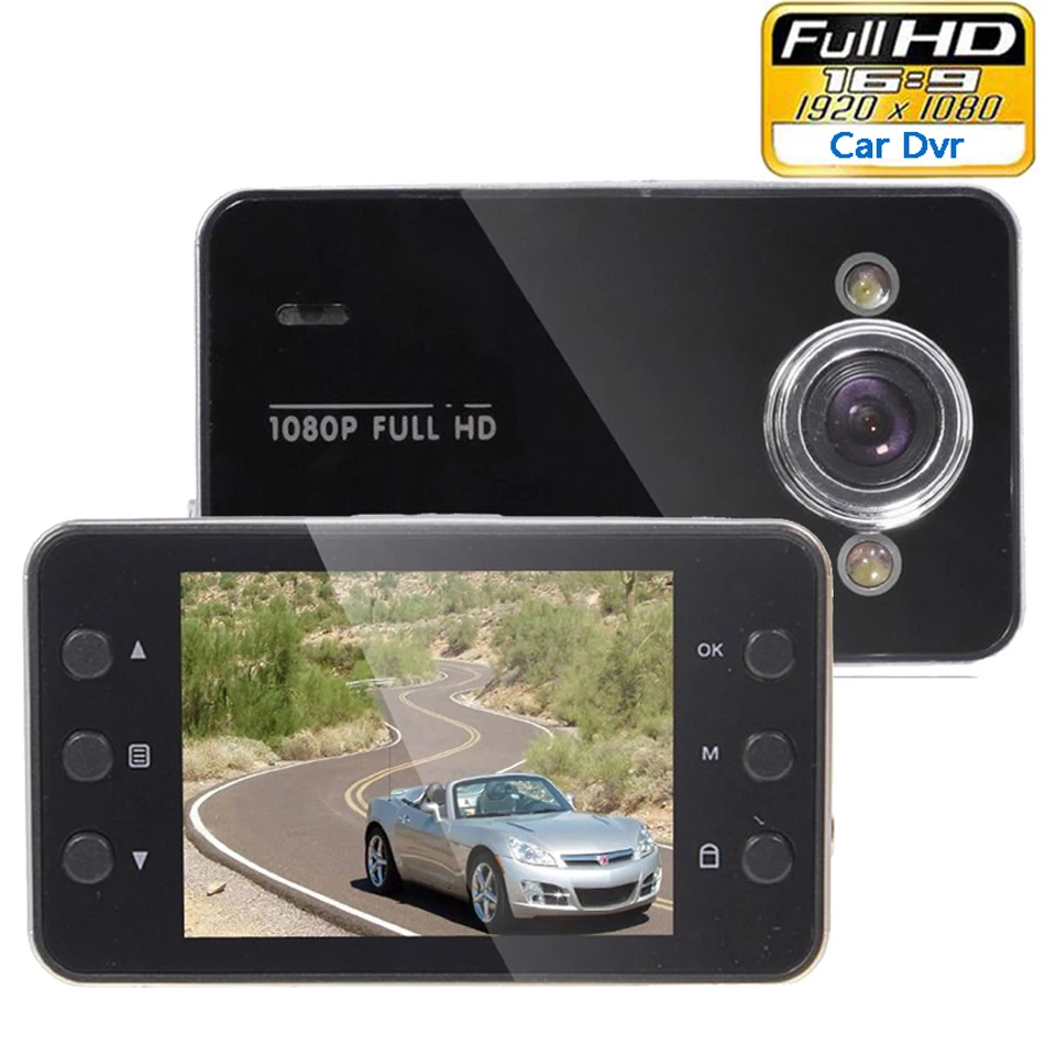 Original Car DVR Camera K6000 Camcorder 1080P LED Night Car Recorder ...