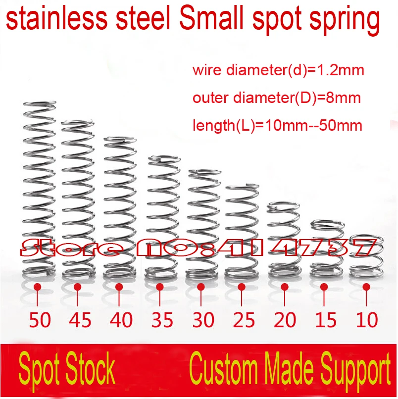 Metalworking Craft Supplies & Tools Micro Stainless Steel Compression ...