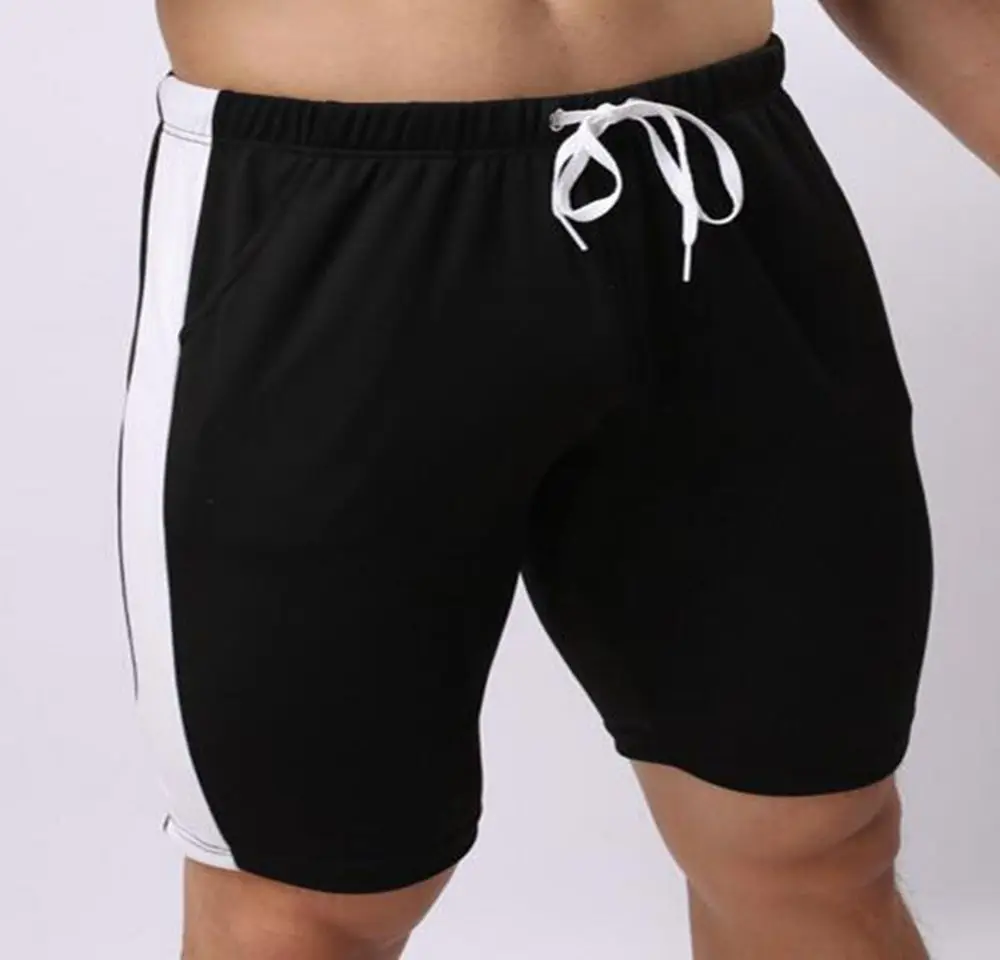 Summer Leisure Sporting Gay Shorts Men Trousers Elastic Brand Men Gyms