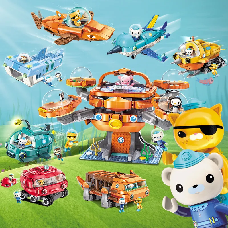 Enlighten compatible legoed the Octonauts Cartoon Ocean's Bottom model ...