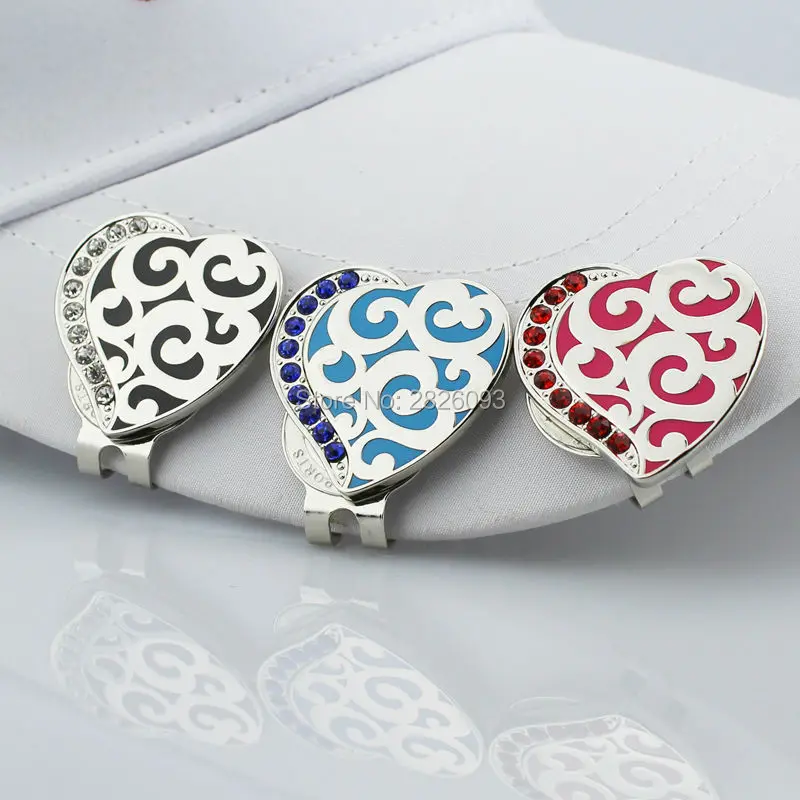 2017 New Golf Ball Marker w Golf Cap Clip, Golf Ball Mark, Golf Hat ...