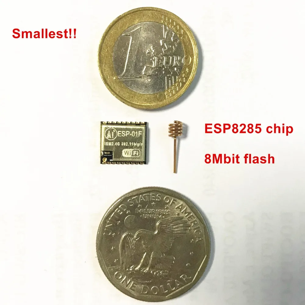 ESP-01F ESP8285 serial WIFI module small size IOT Module Ai-Thinker ...