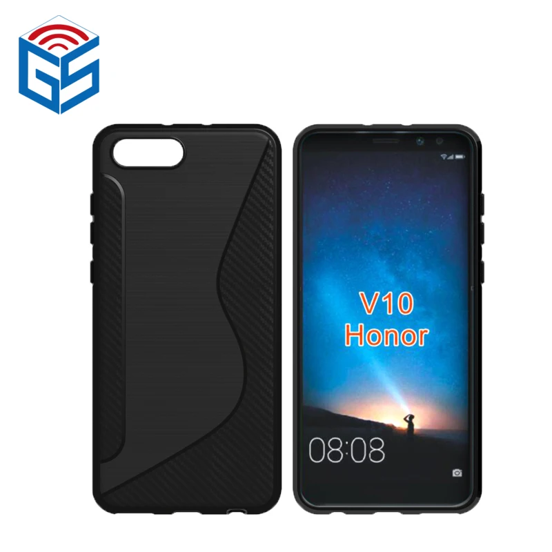 Nova Linha S TPU Celular Case Capa Para Huawei Honor V10 Vista 10 Navio ...