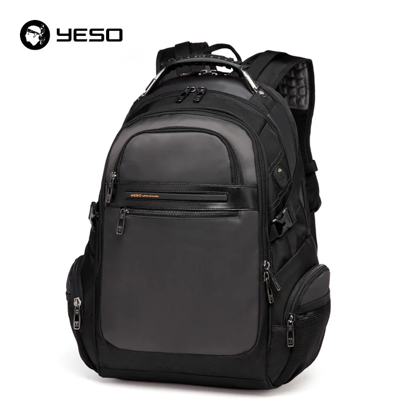 Yeso nova mochila masculina para laptop, mochila casual, de grande ...