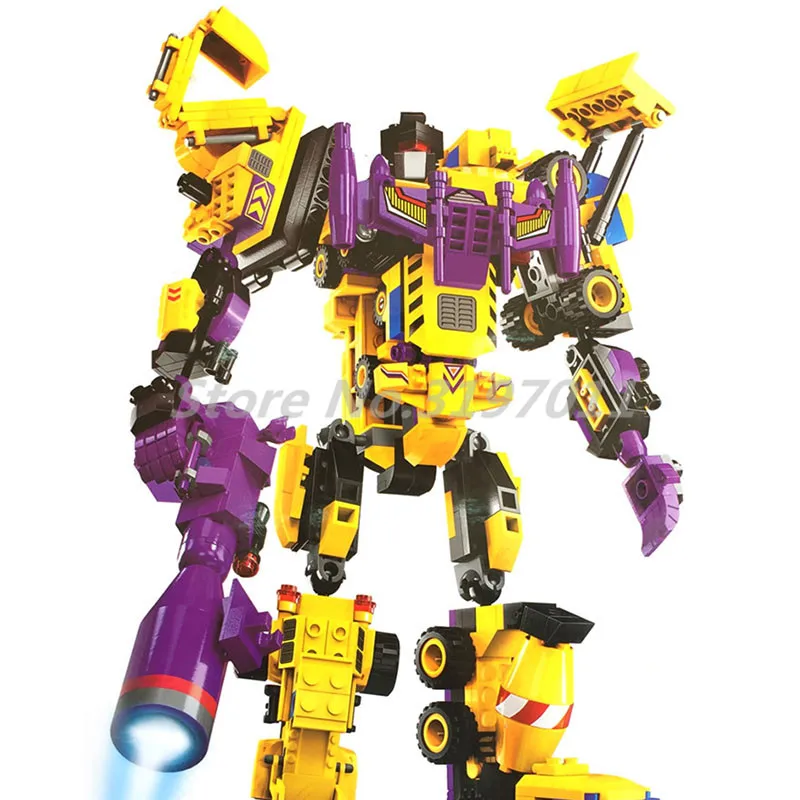 Robot 7in1 Building Blocks Creator God of War Fight Enlighten 1401 ...