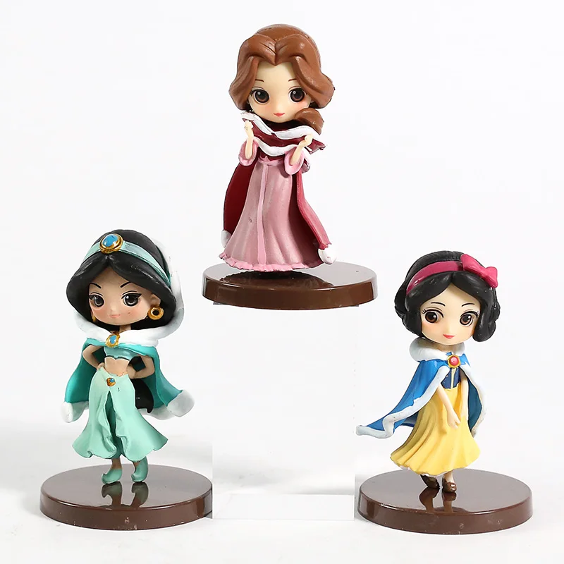 3pcs/set QPosket Princess Jessie Merida Boo Ariel Mermaid Snow White ...