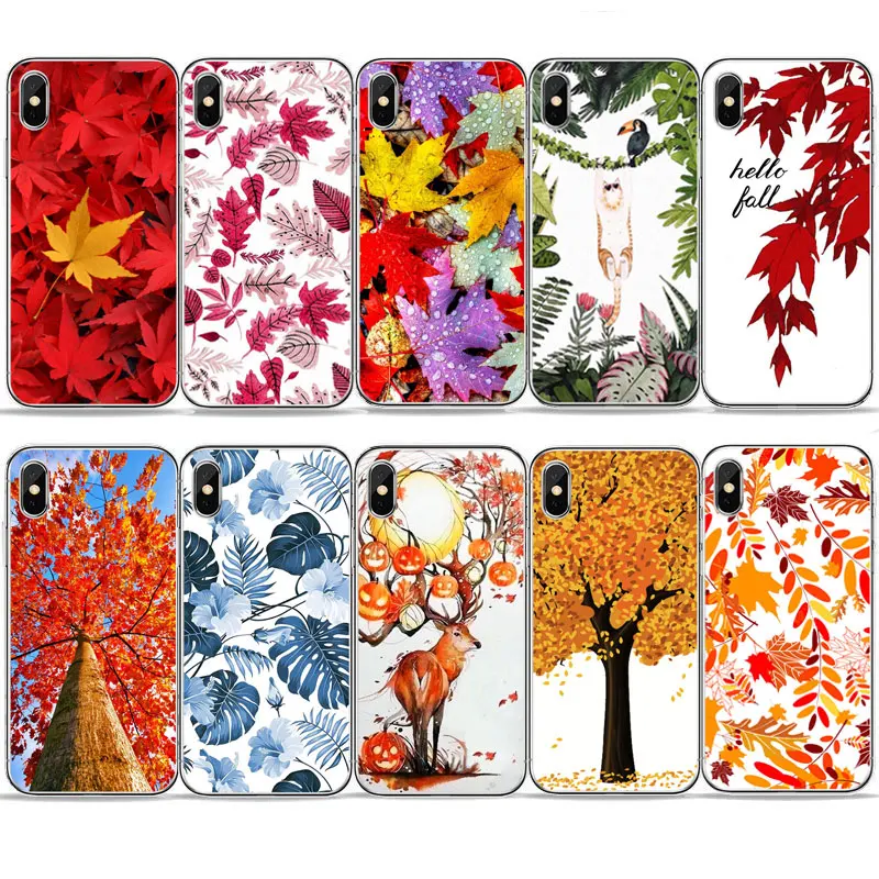 Autumn Cute Vintage Floral Fall Patterned Phone Case for iPhone 7 4s SE ...