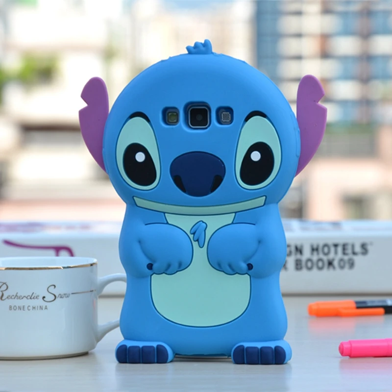 3d Soft Silicone Cute Cartoon Stitch Phone Cases For Samsung Galaxy A3
