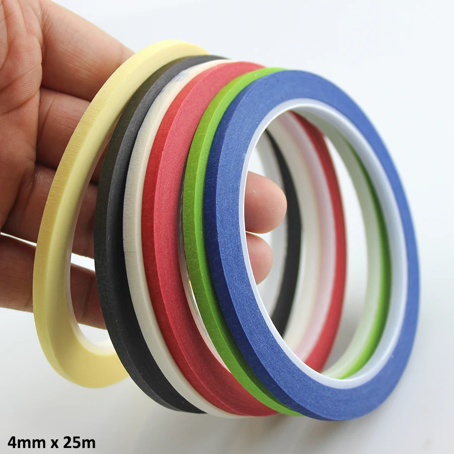 6 Rolls 4mm x 25m Draping Tape Pattern Making Supplies Masking Tape ...