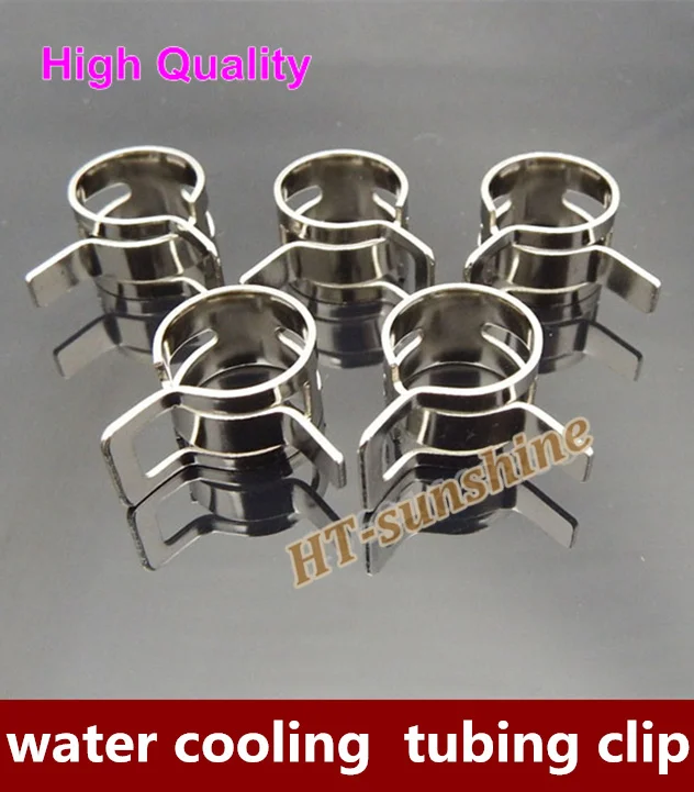 Hot sale 20pcs/lot computer Water cooling radiator tubing clip 12MM ...