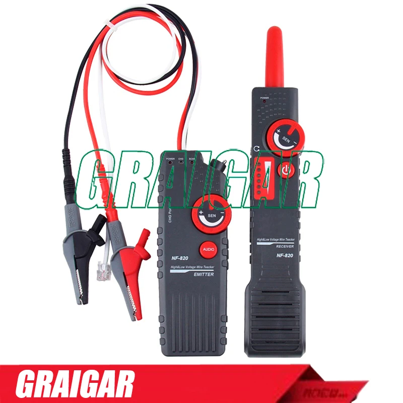 High And Low Voltage Wire Tracker Nf 820 Underground Cable Finder Anti