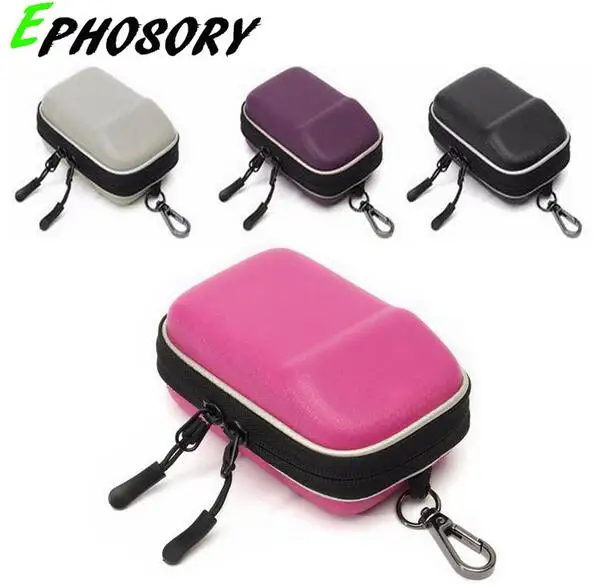 Hard Shock Resistant Compact Digital Camera Case Double Zipper ...