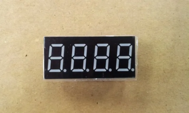 0.36"inch four digital tube red 7 segment led display 4 digits LED ...